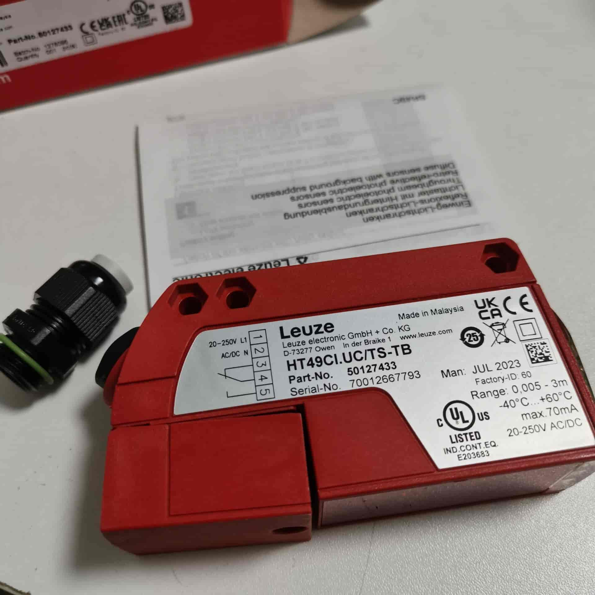 50127433 Leuze Electronic HT49CI.UC/TS-TB Diffuse Sensor - TIMECO 50127433 Leuze Electronic HT49CI.UC/TS-TB Diffuse Sensor - TIMECO